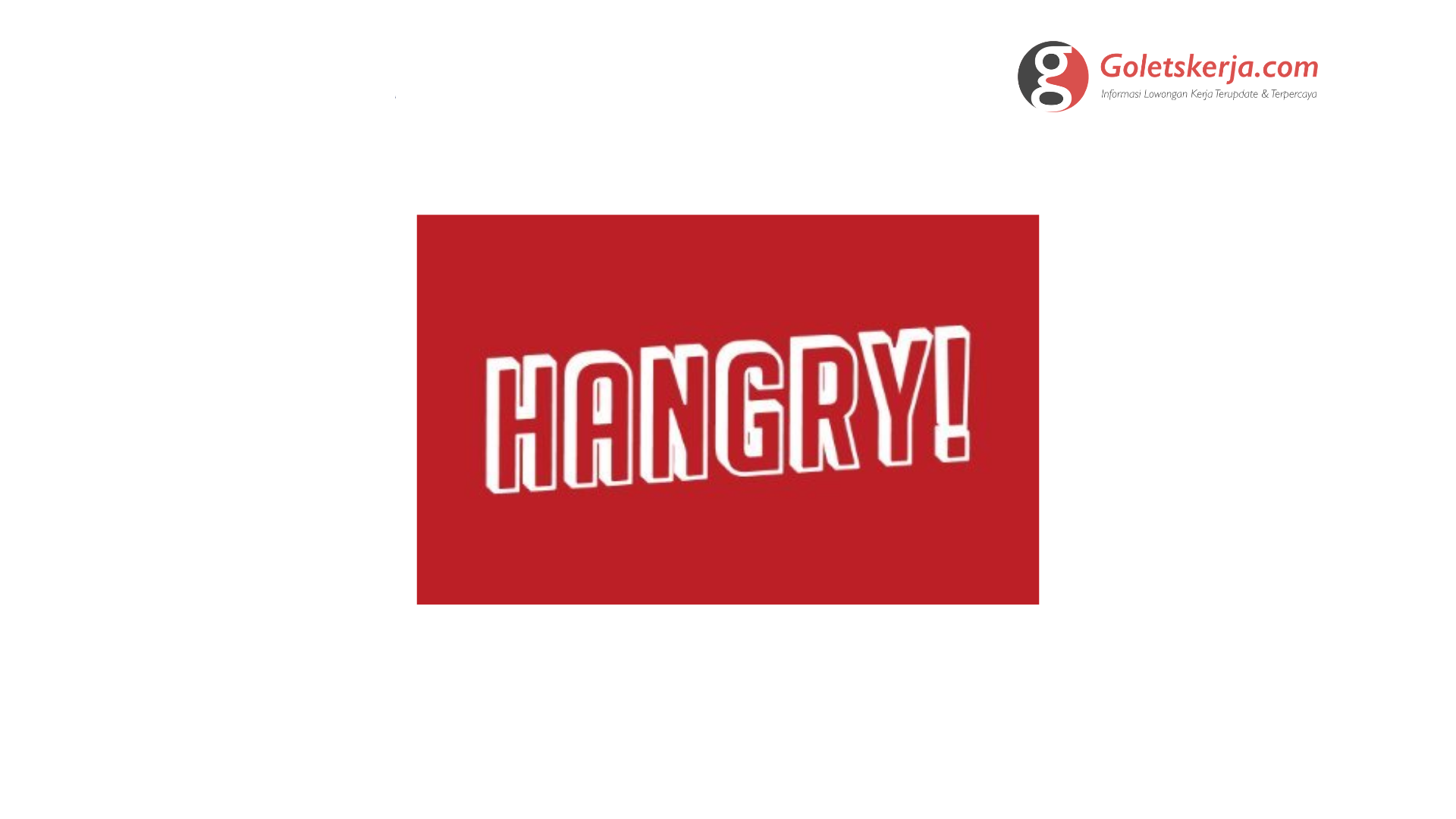 WE ARE HIRING HANGRY | OUTLET STAFF - Goletskerja.com