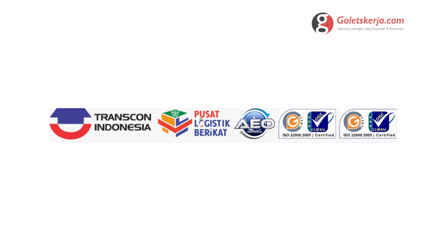 Lowongan Kerja Transcon Indonesia | September 2021 - Goletskerja.com