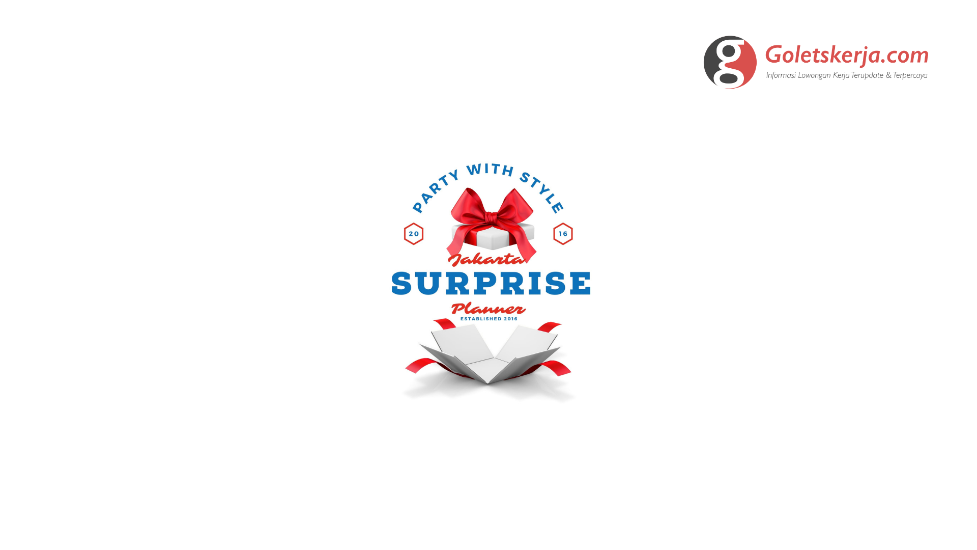 Lowongan Kerja Jakarta Surprise Planner - Goletskerja.com