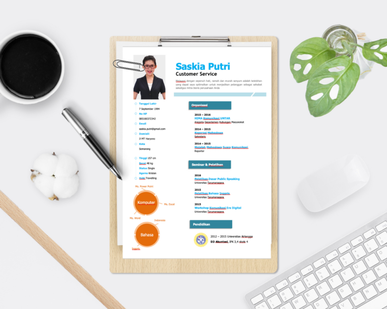 [FREE] Download 10 Template CV Format Words GRATIS ! - Goletskerja.com