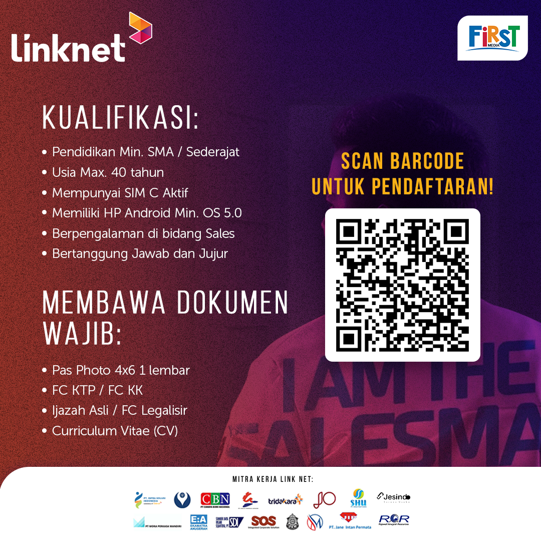 Job Vacancies PT. Link Net Tbk - Goletskerja.com