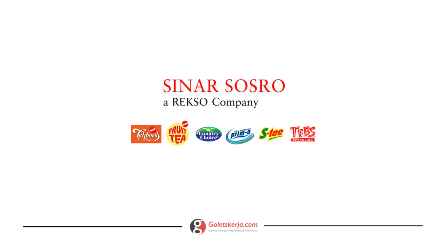 PT Sinar Sosro - Goletskerja.com