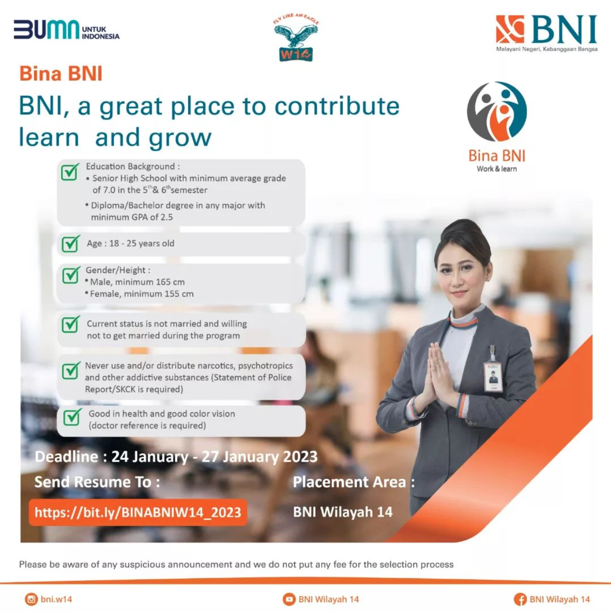Bina BNI : PT Bank Negara Indonesia (Persero) Tbk - Goletskerja.com