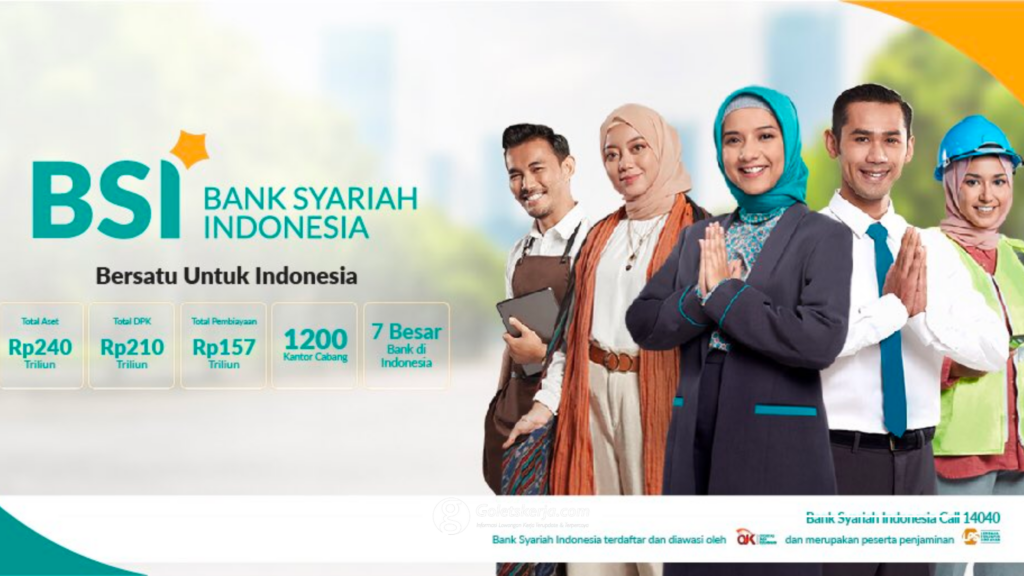 PT Bank Syariah Indonesia Tbk (BSI) - Goletskerja.com