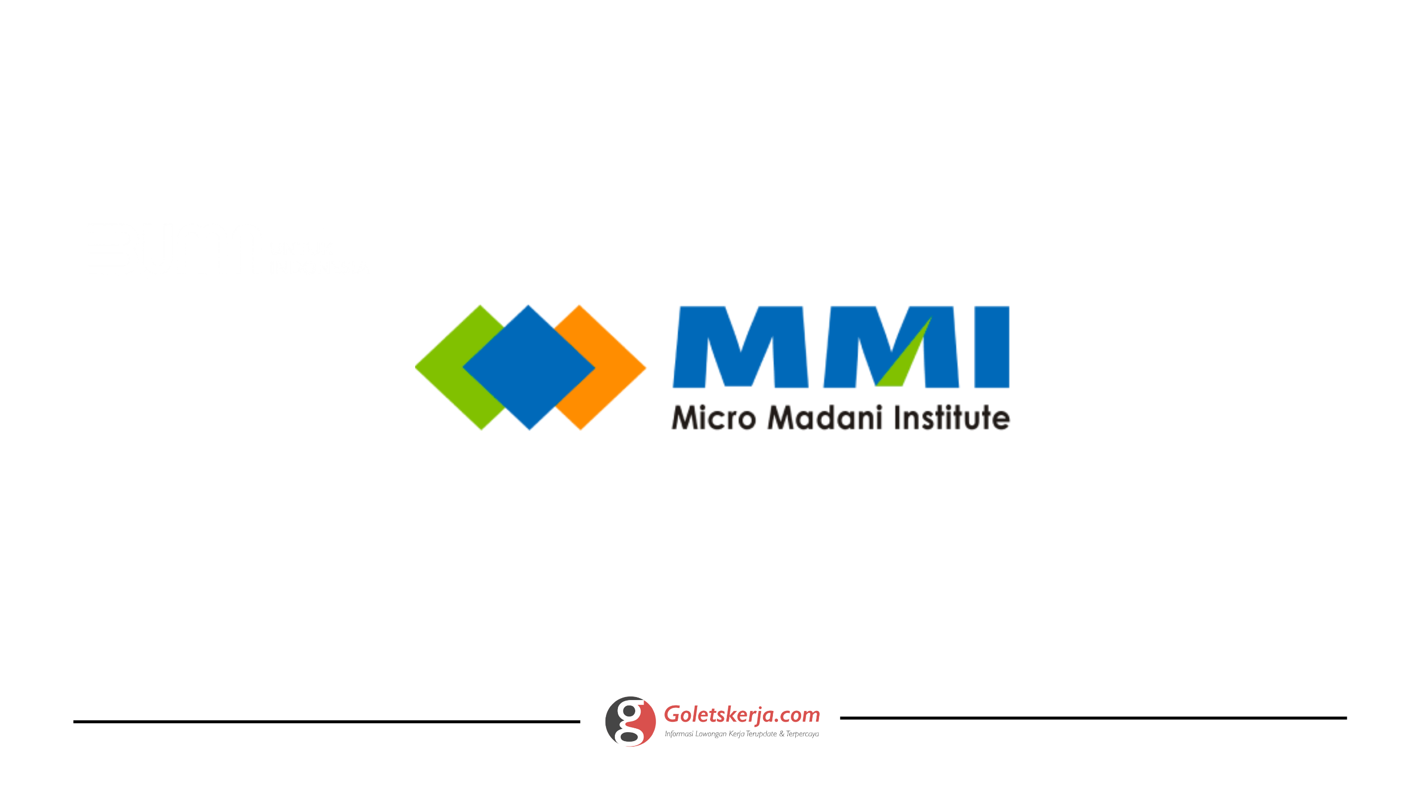 PT Micro Madani Institute (MMI) - Goletskerja.com