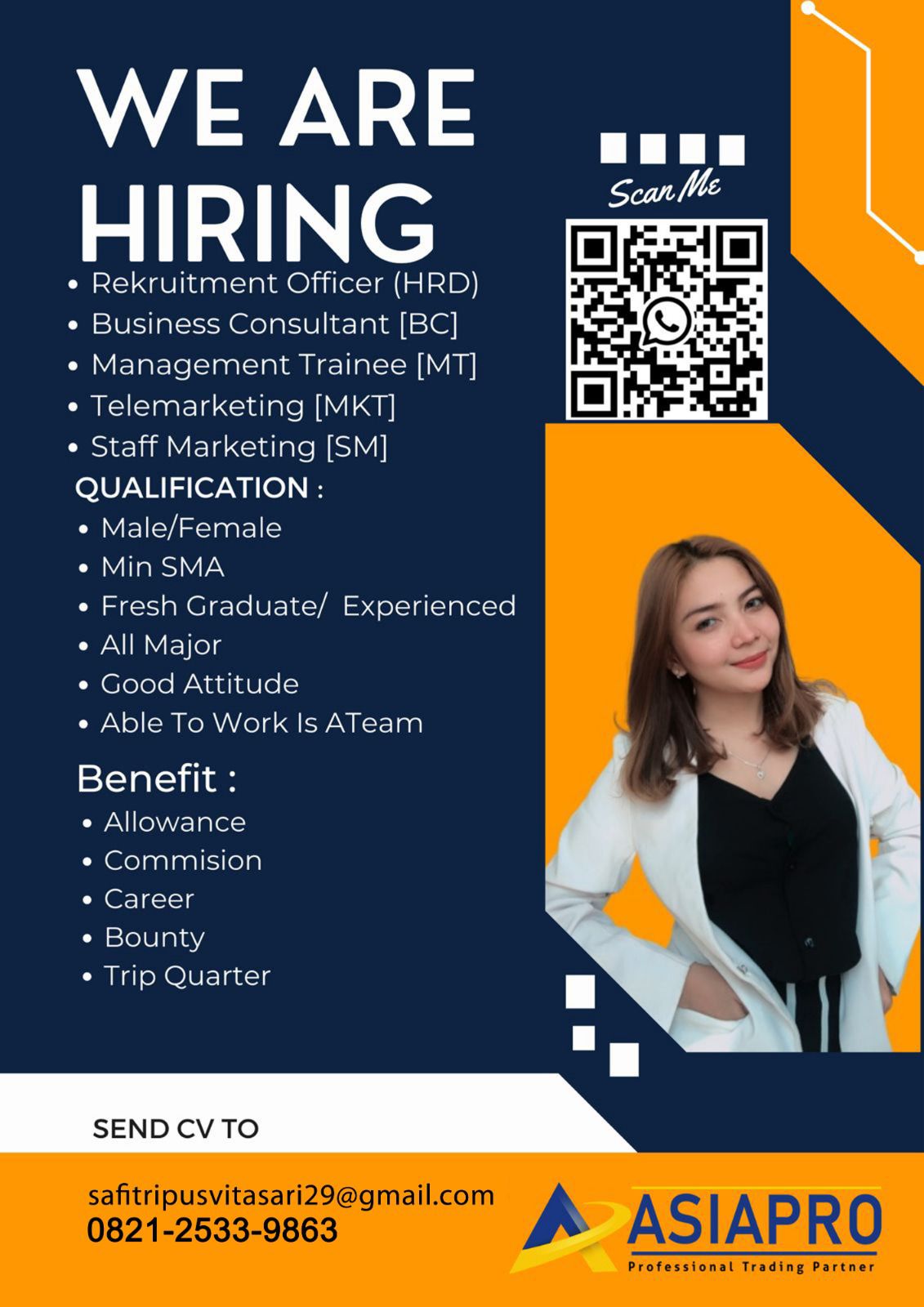 Lowongan Kerja PT. AsiaPro Berjangka - Goletskerja.com