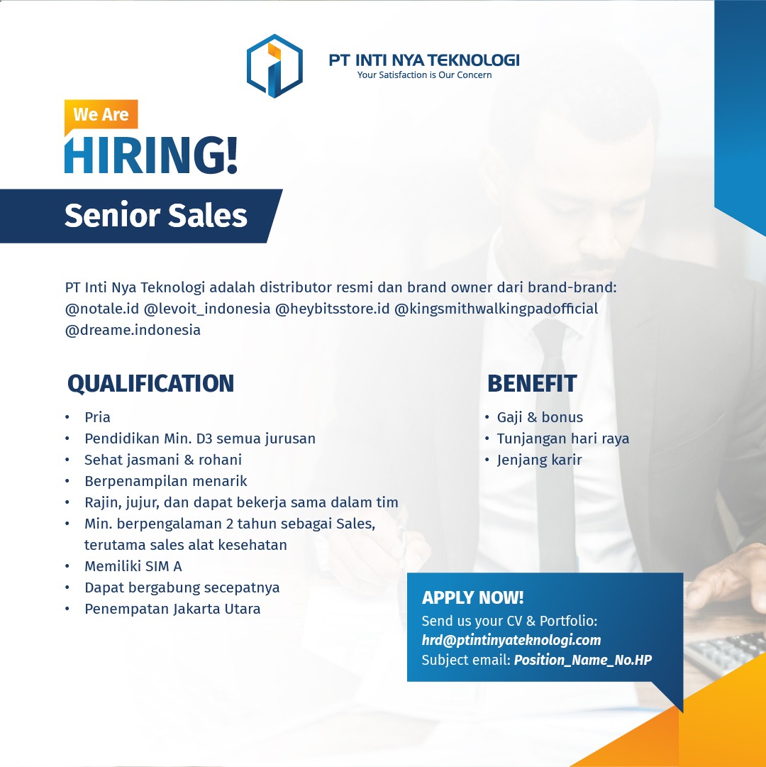 Lowongan Kerja PT Inti Nya Teknologi - Goletskerja.com