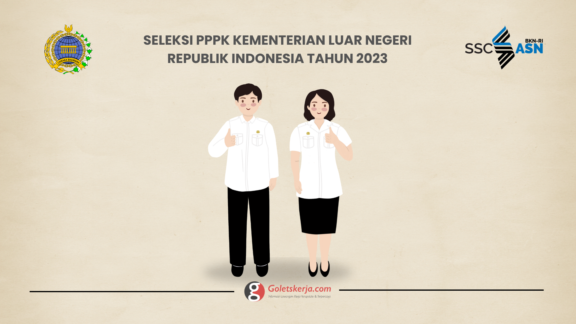 Seleksi PPPK Kementerian Luar Negeri Republik Indonesia Tahun 2023 ...