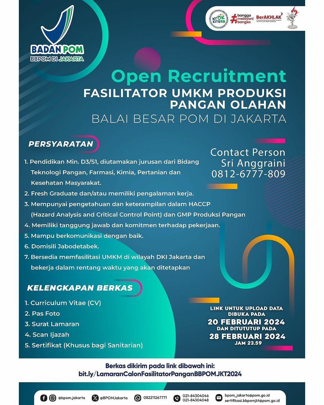 Badan Pengawas Obat dan Makanan (BPOM) - Goletskerja.com