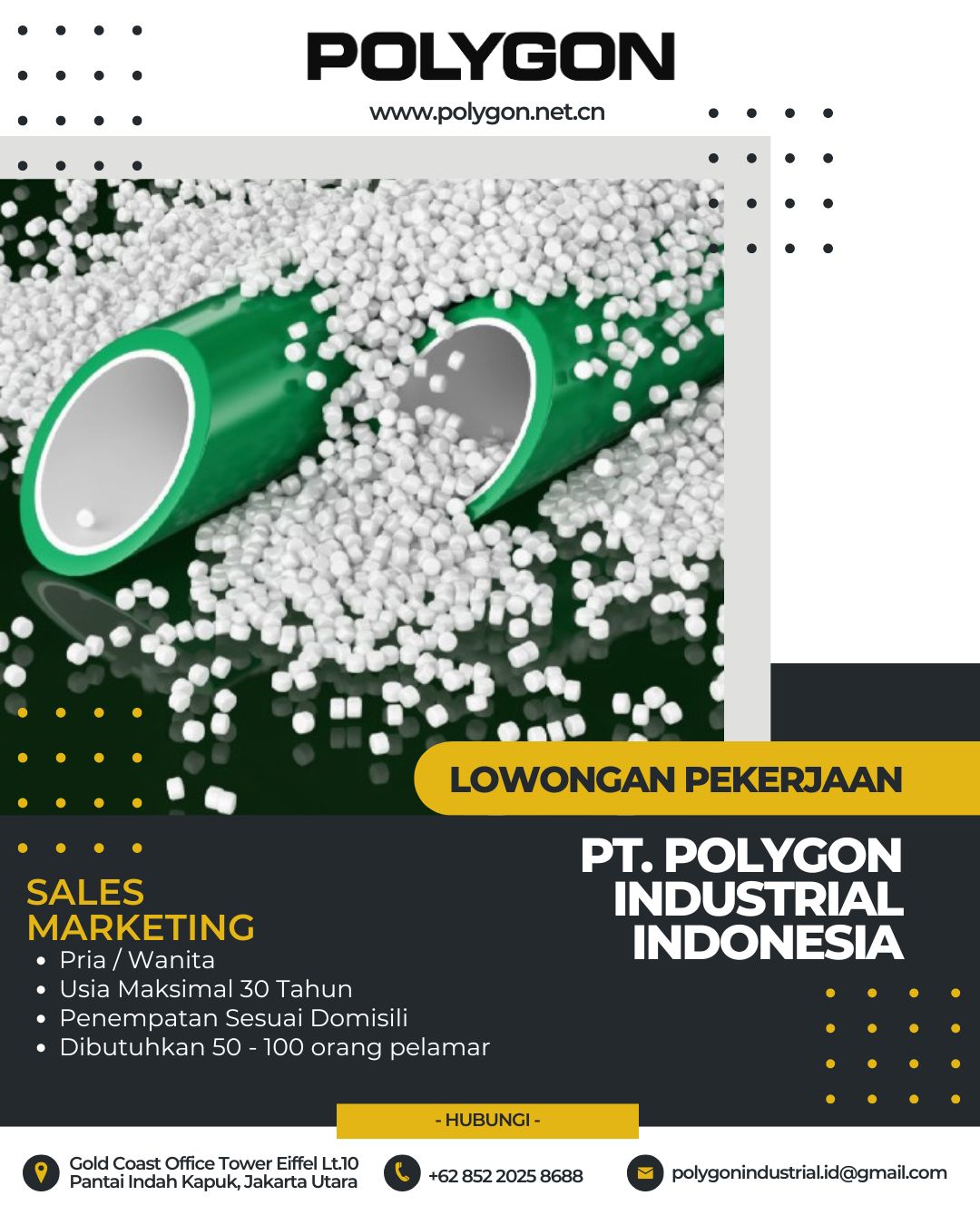 PT. POLYGON INDUSTRIAL INDONESIA - Goletskerja.com