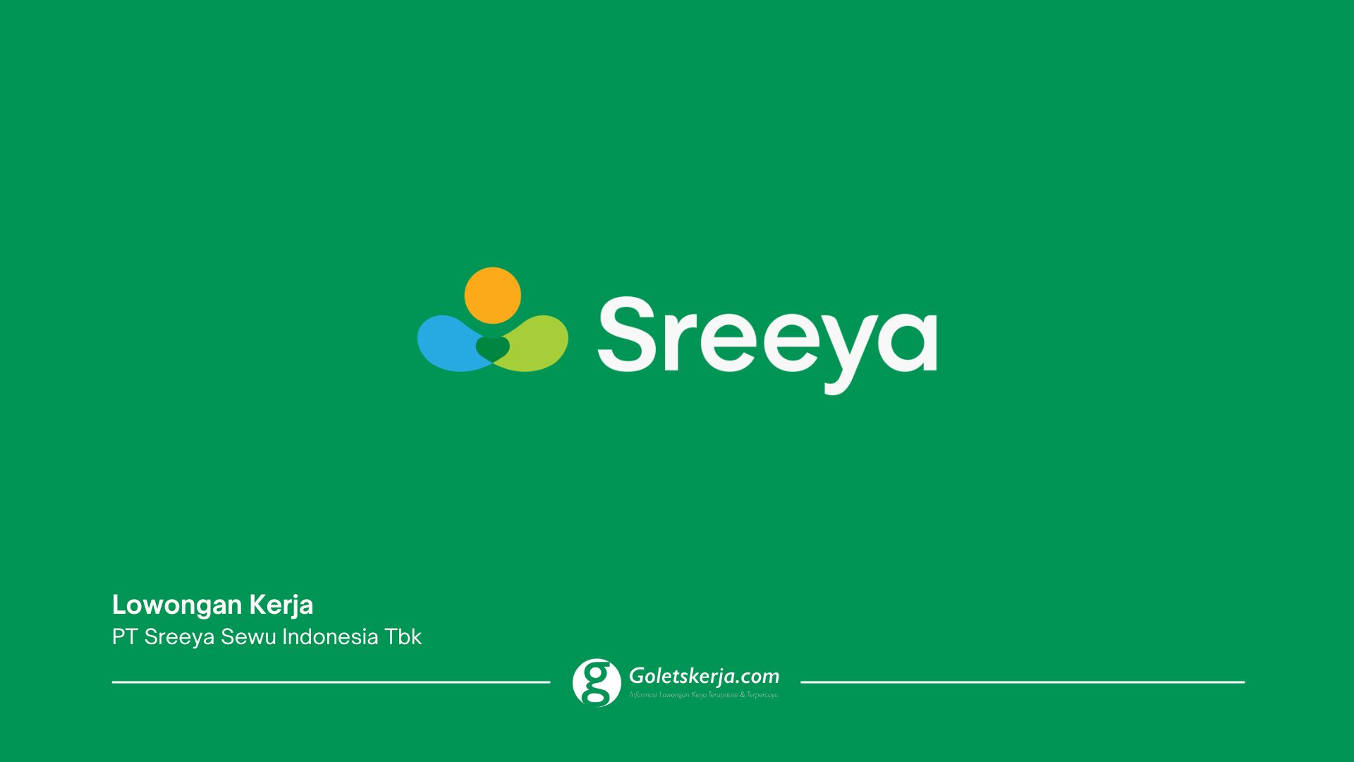 PT Sreeya Sewu Indonesia Tbk - Goletskerja.com