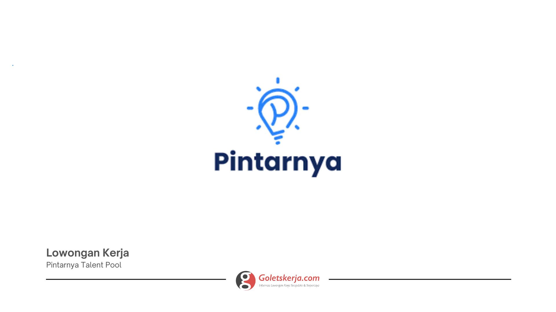 PINTARNYA TALENT POOL (UNTUK PERUSAHAAN OIL DAN GAS TERNAMA INDONESIA ...