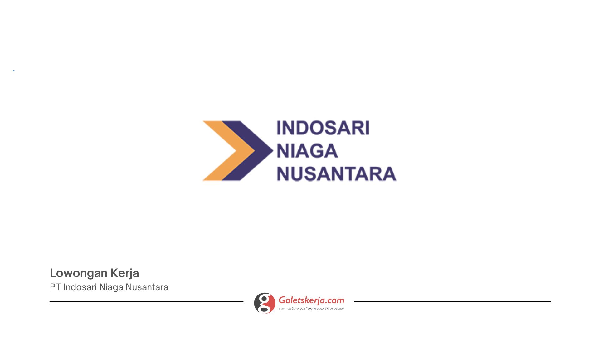 PT Indosari Niaga Nusantara - Goletskerja.com