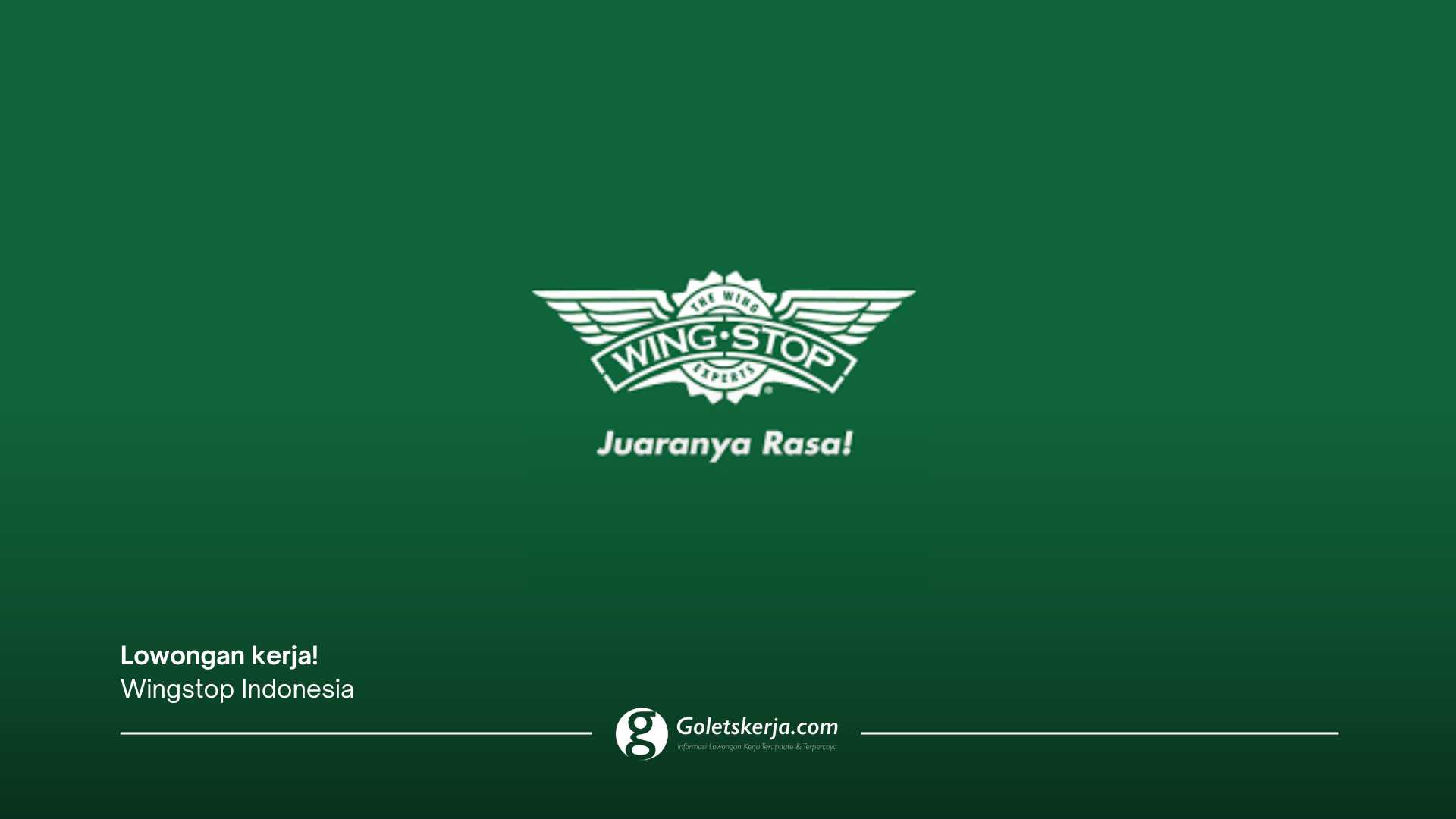 Wingstop Indonesia - Goletskerja.com
