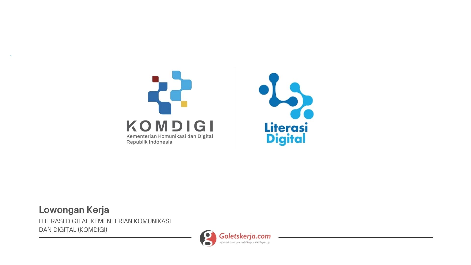 Literasi Digital Kementerian Komunikasi dan Digital (Komdigi ...