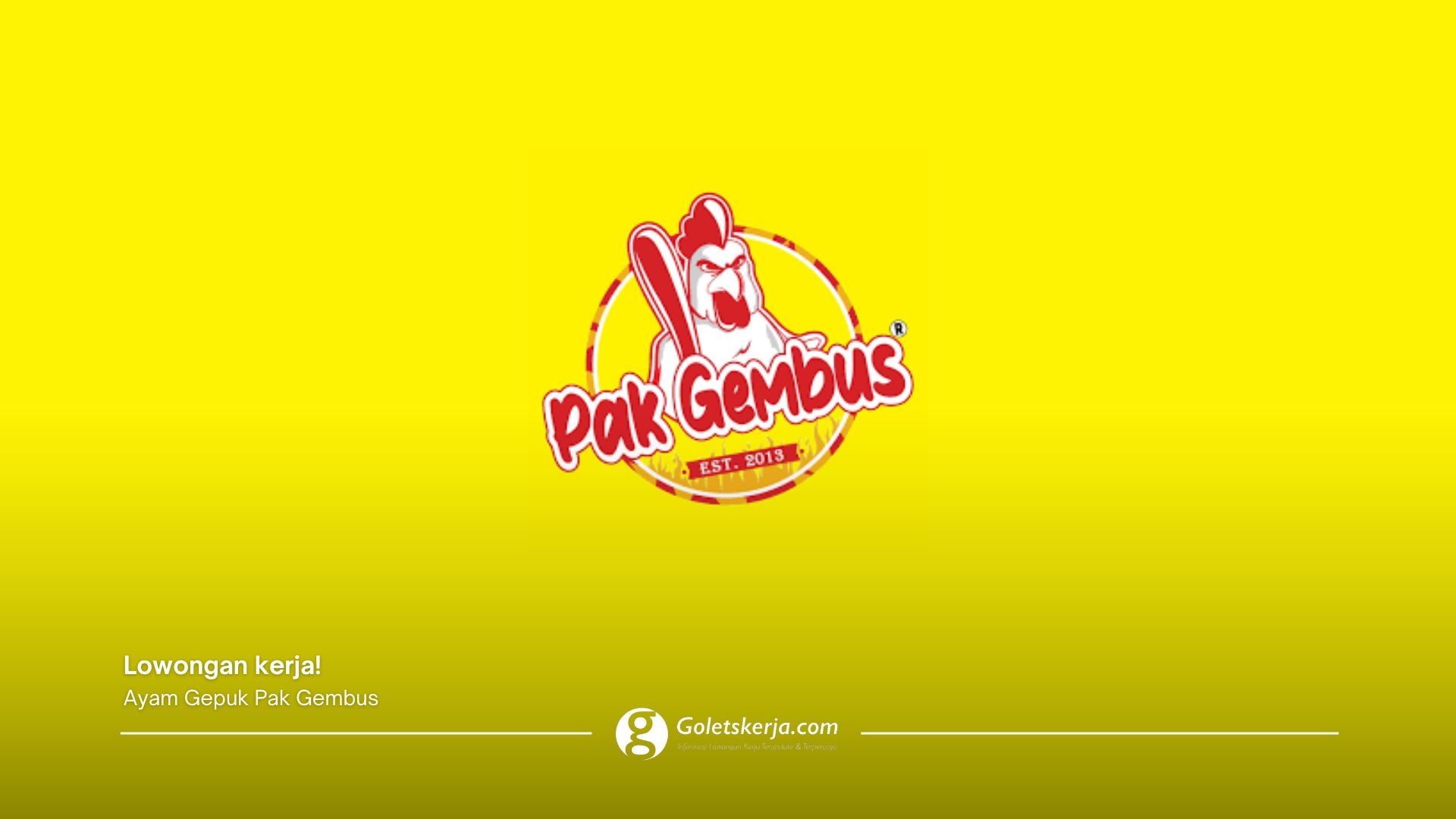 Ayam Gepuk Pak Gembus - Goletskerja.com